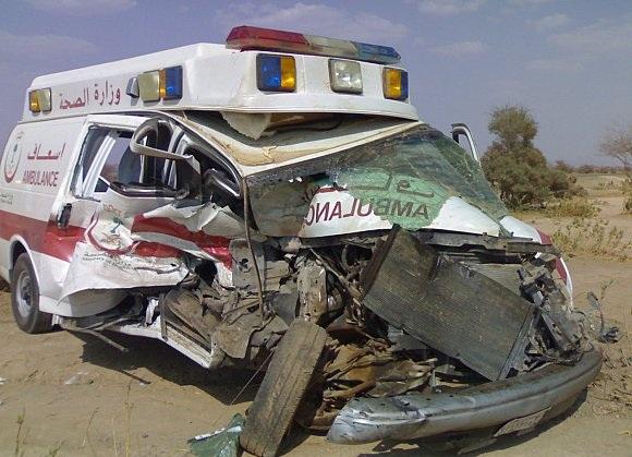 أخبار 24 عفيف إصابة 7 أشخاص في حادث إصطدام سيارة إسعاف كانت تقل مريضاً